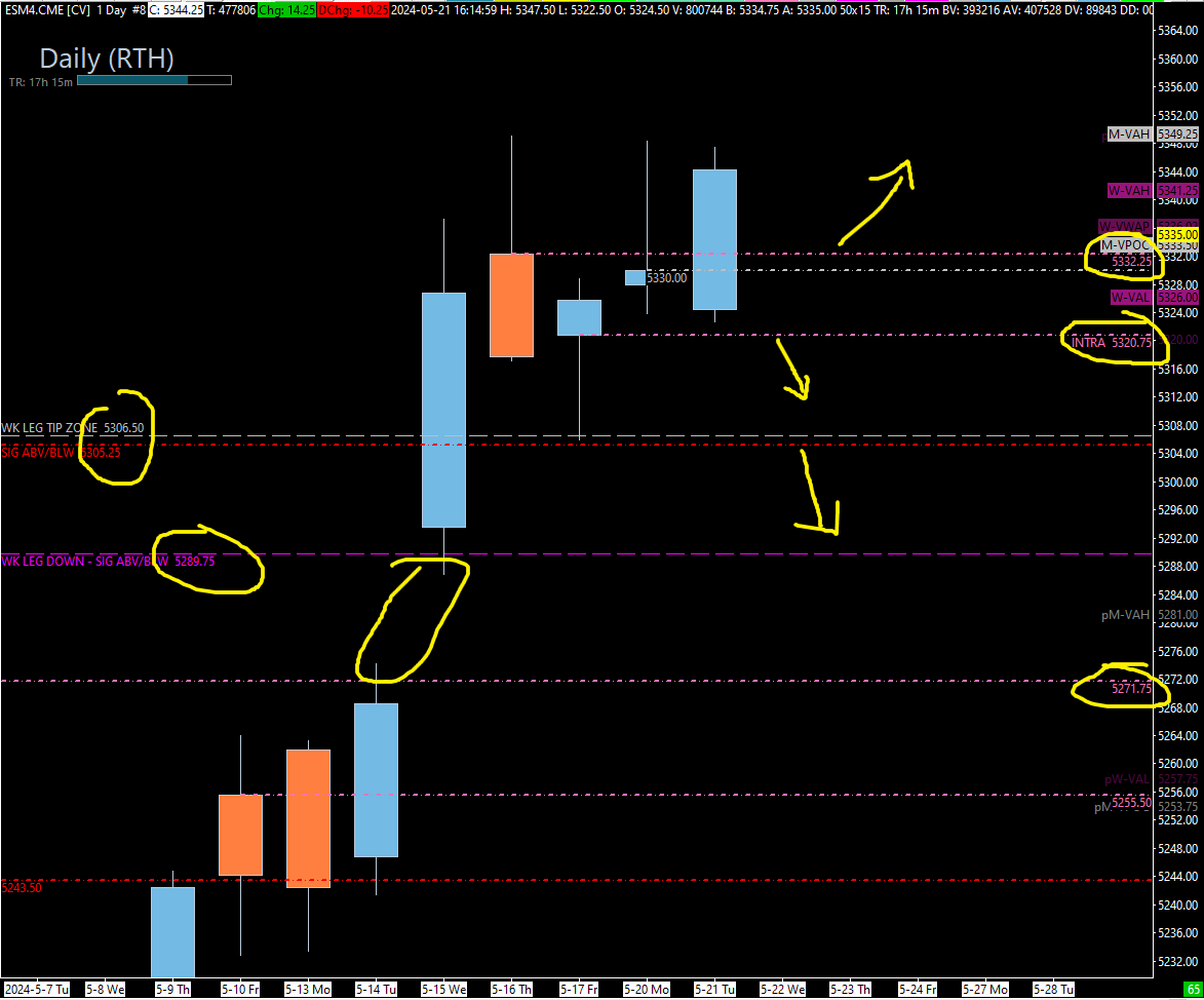 Morning Insight - ES/SPX - by Vici Trading Solutions