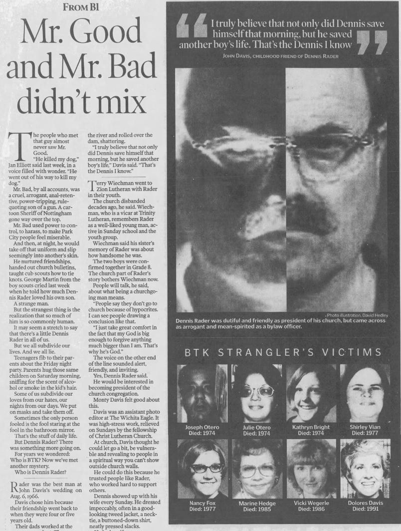 The Twisted Saga of Notorious Serial Killer Dennis Rader: "The BTK Killer"