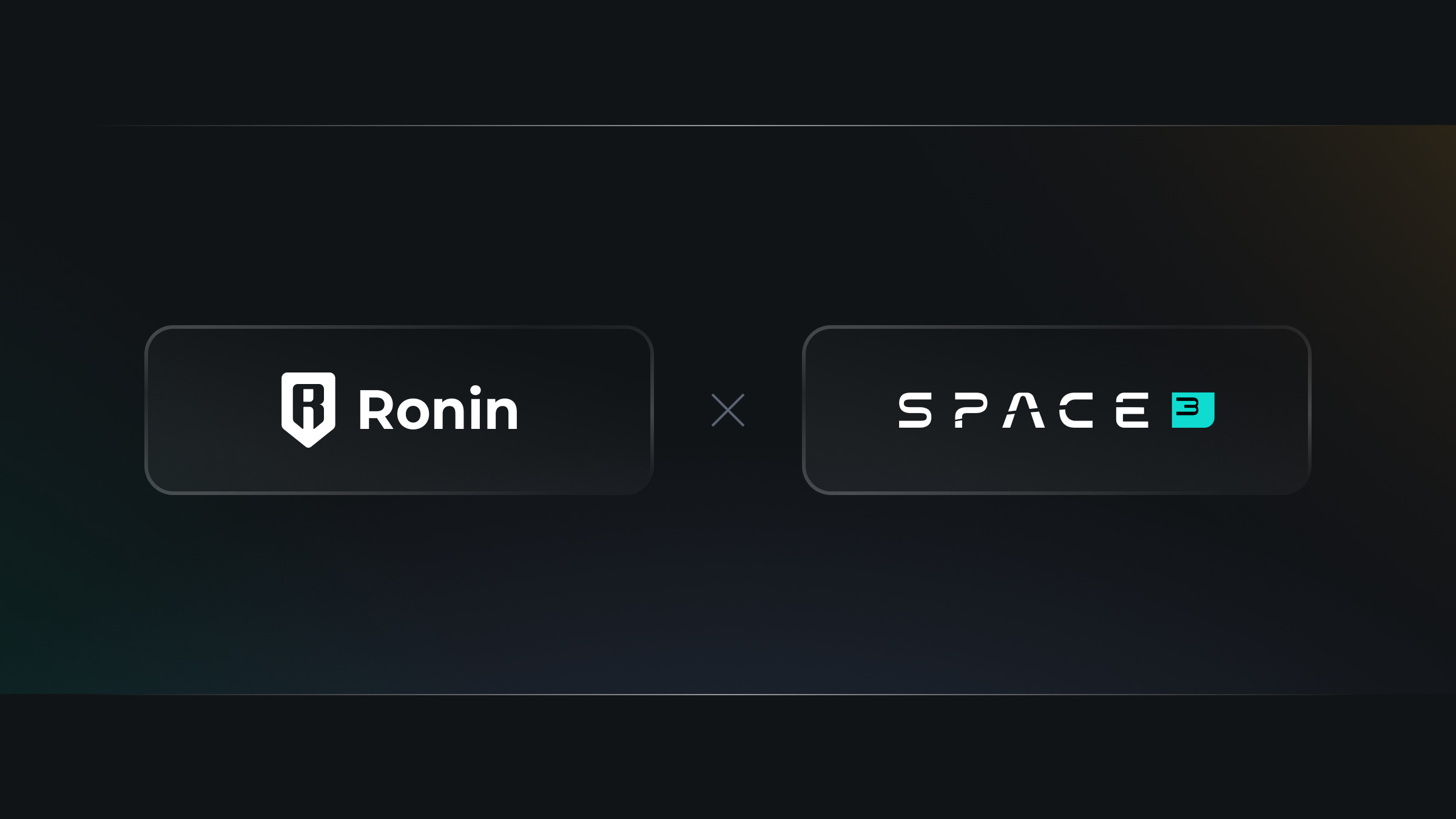 Space3 has Integrated the Ronin Wallet!