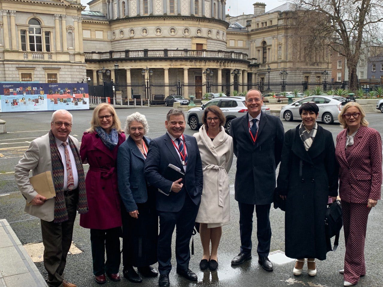 Photos from the Irish Expedition to expose the WHO power grab