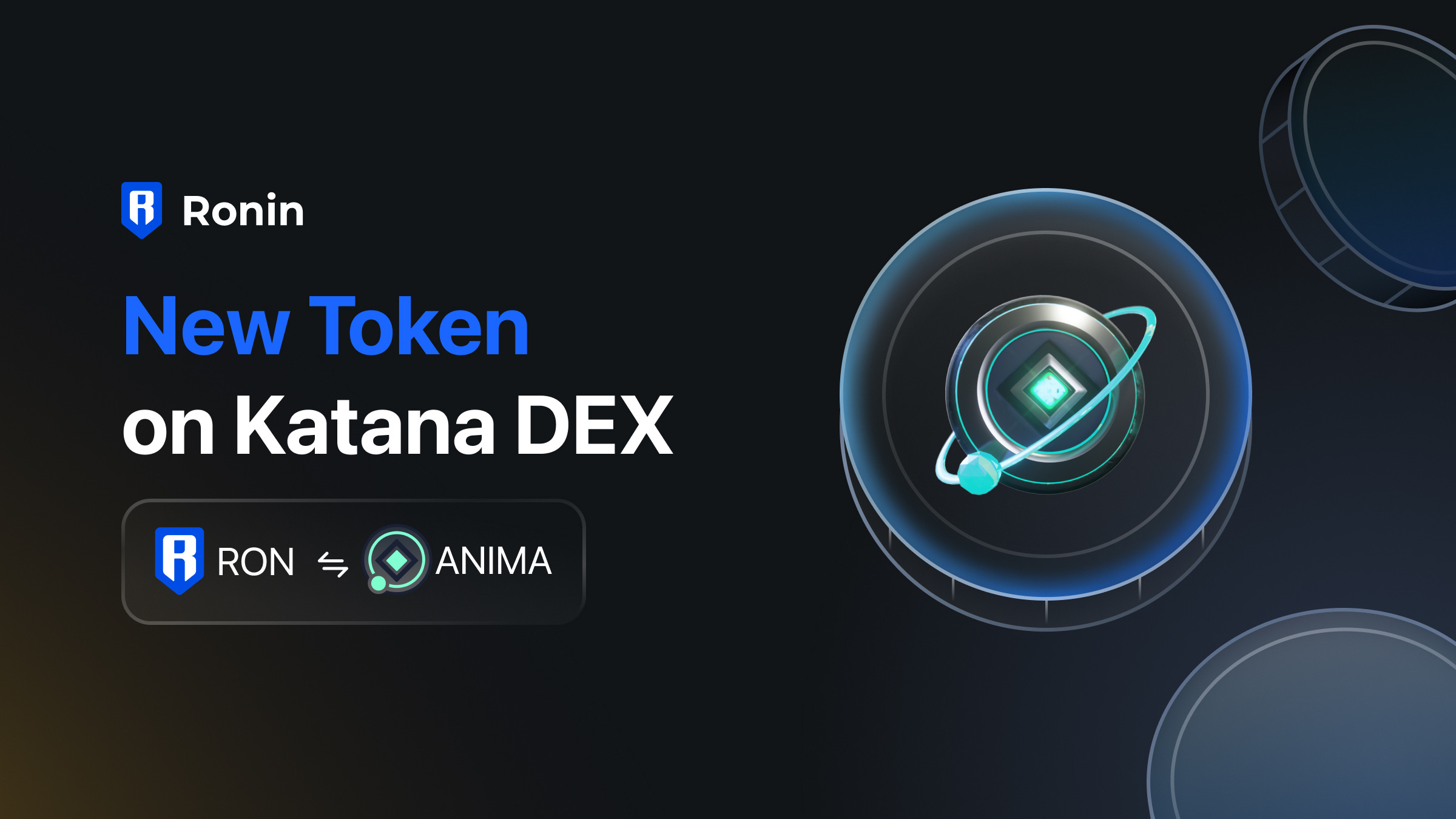 Introducing ANIMA on Katana! - Ronin’s Newsletter