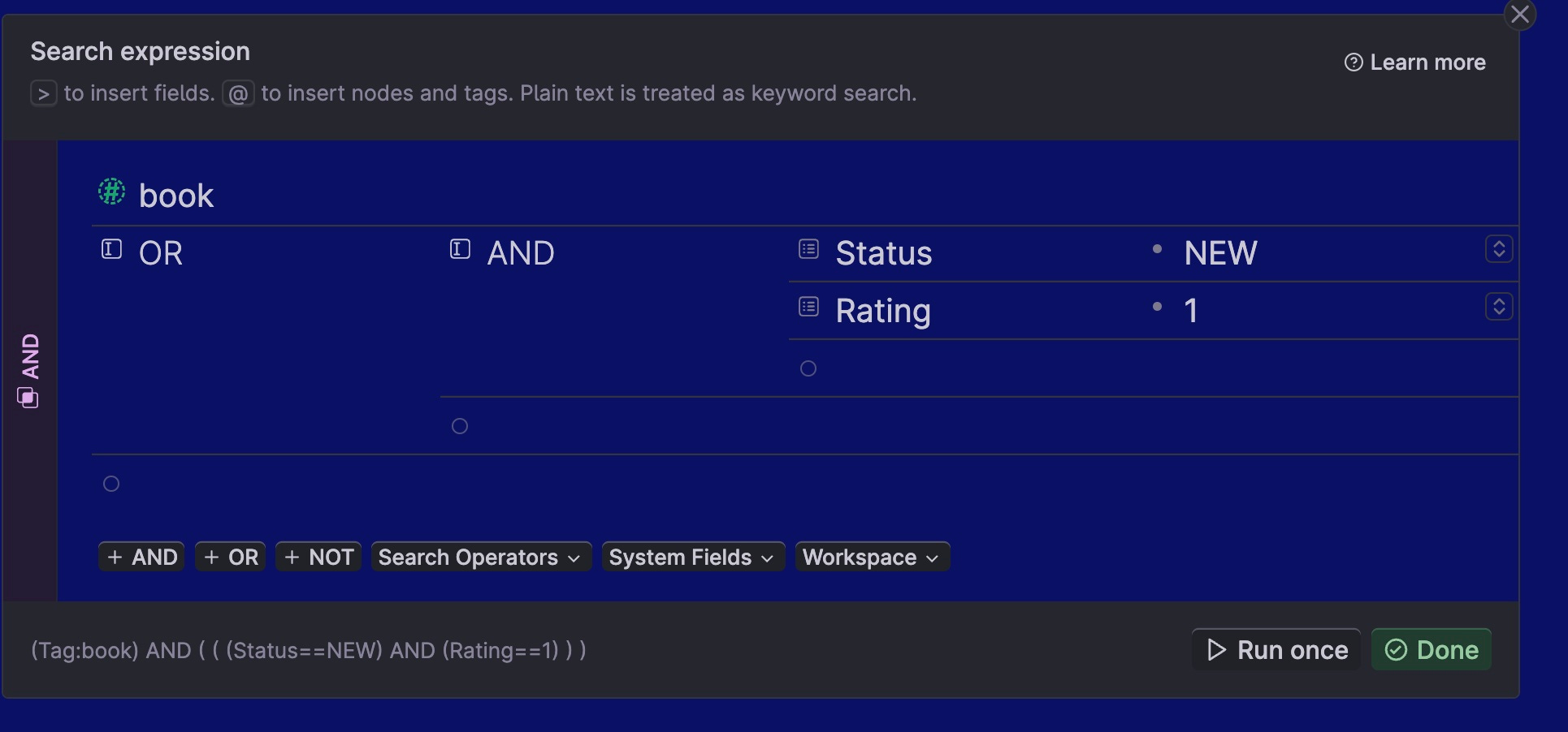 #1 Tana Live Search Series Expression Box Deconstructed