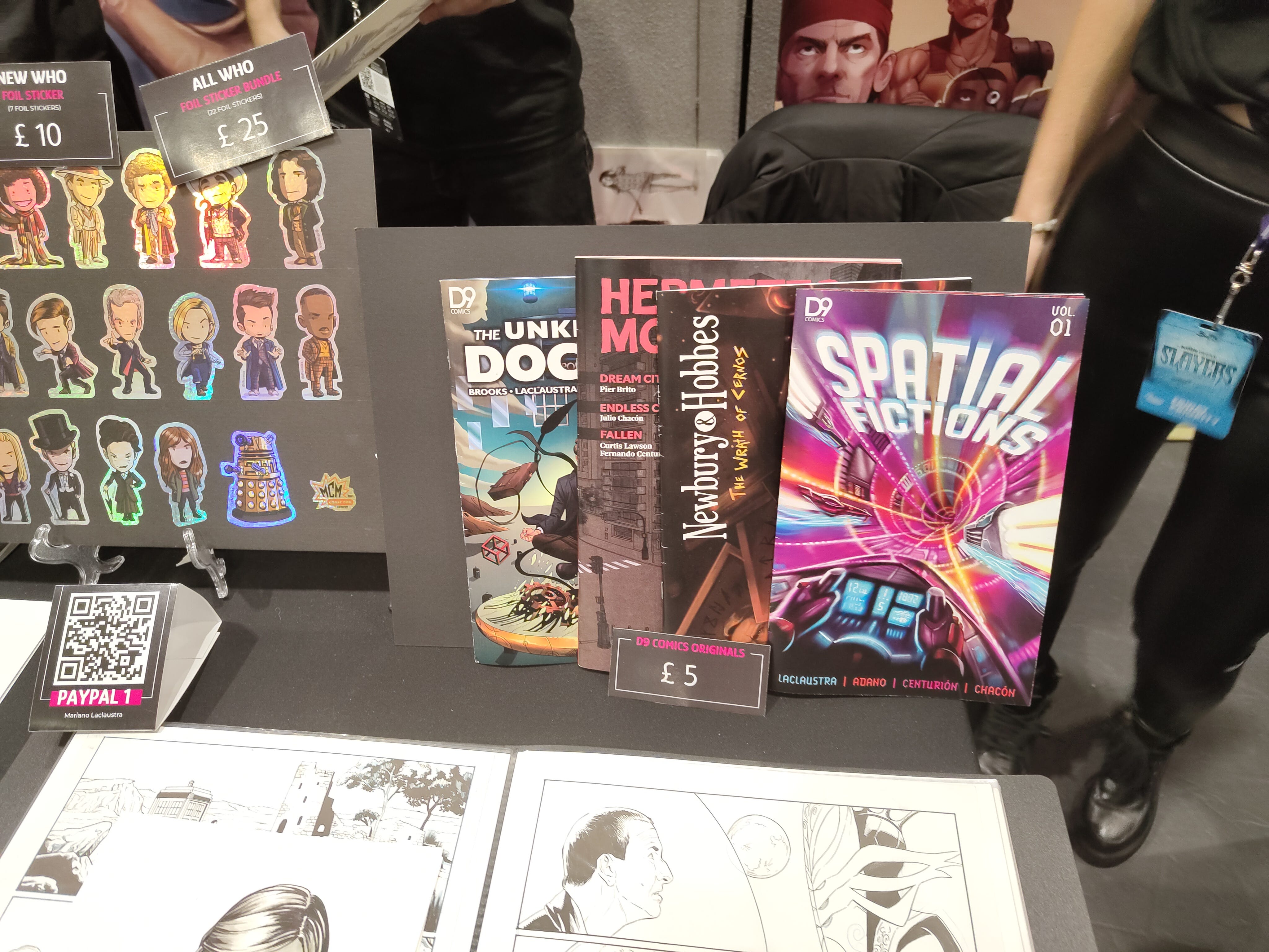 MCM Comic Con London - Part 1 - Iqbal Ali, D9 Comics & Matt Garvey