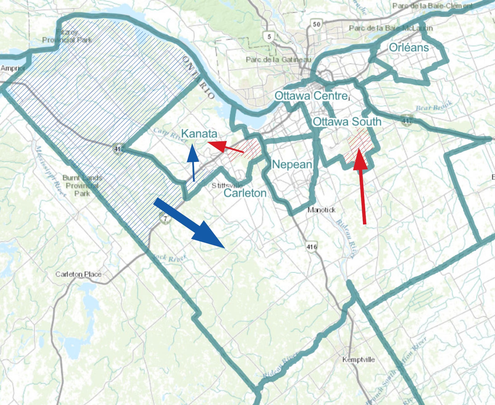 Liberals lose out in new map for Ontario's regions