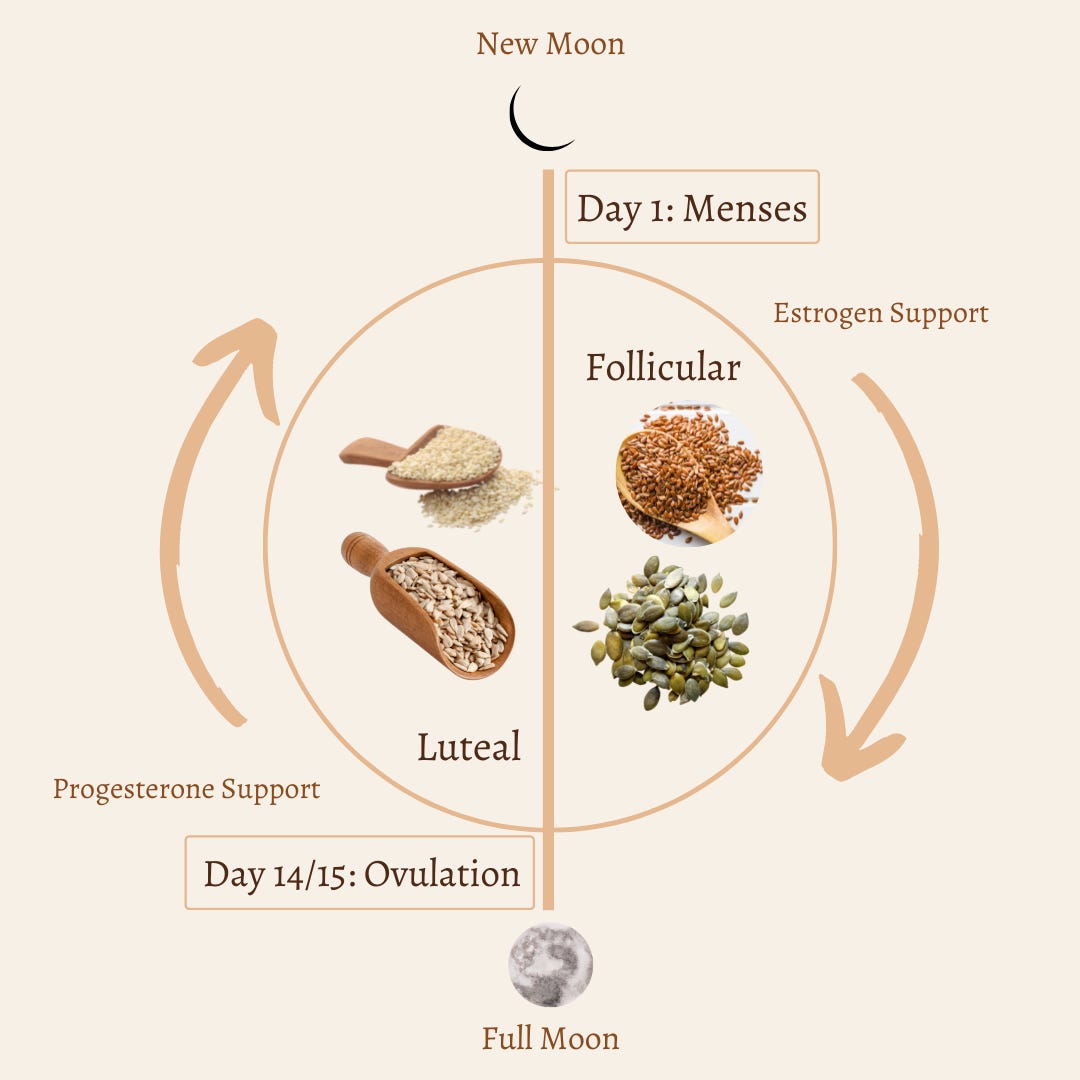 Seed Cycling - by Ebby Moyer - Ebby’s Substack