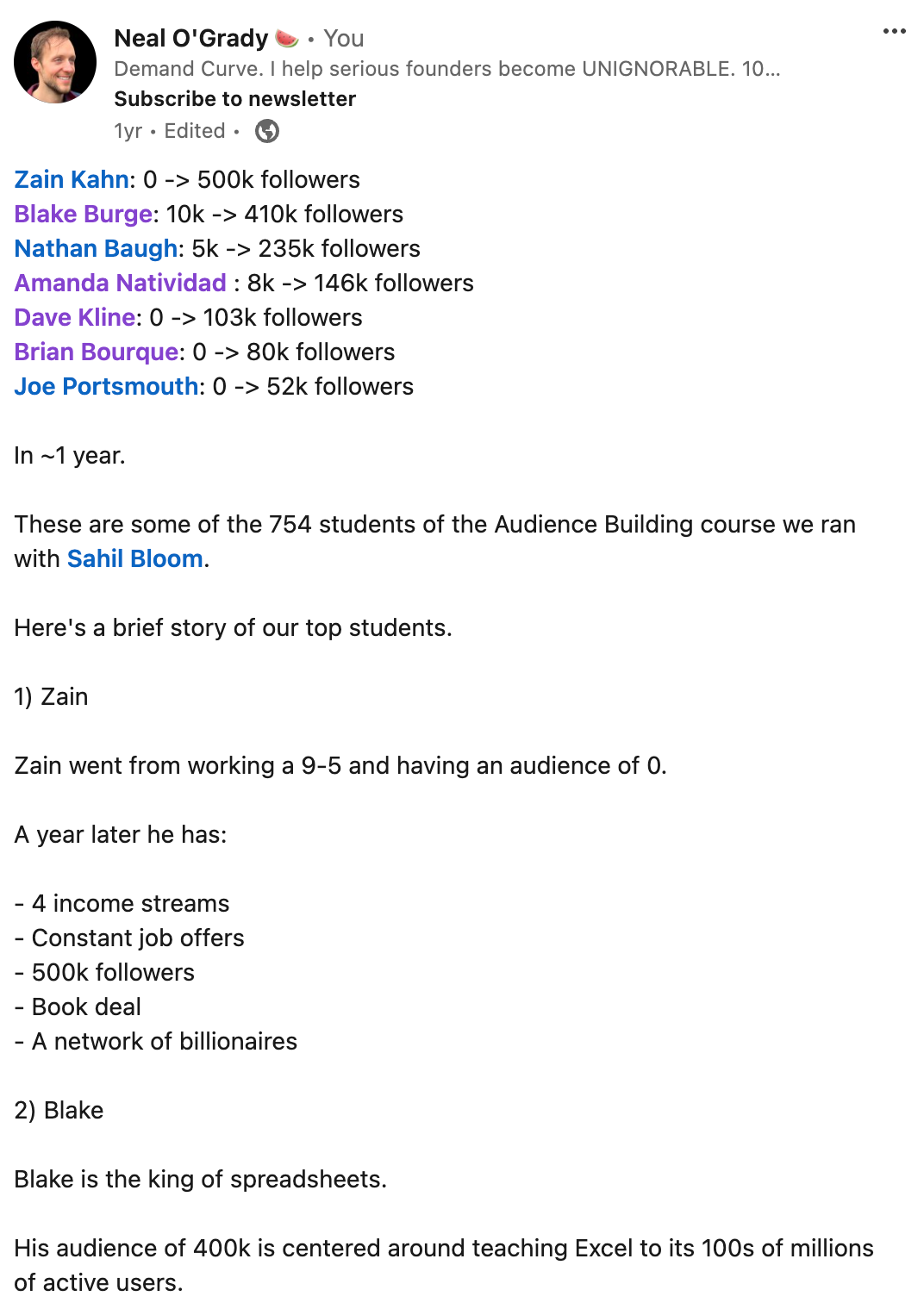 The 10 types of posts and how to use them - by Neal O'Grady