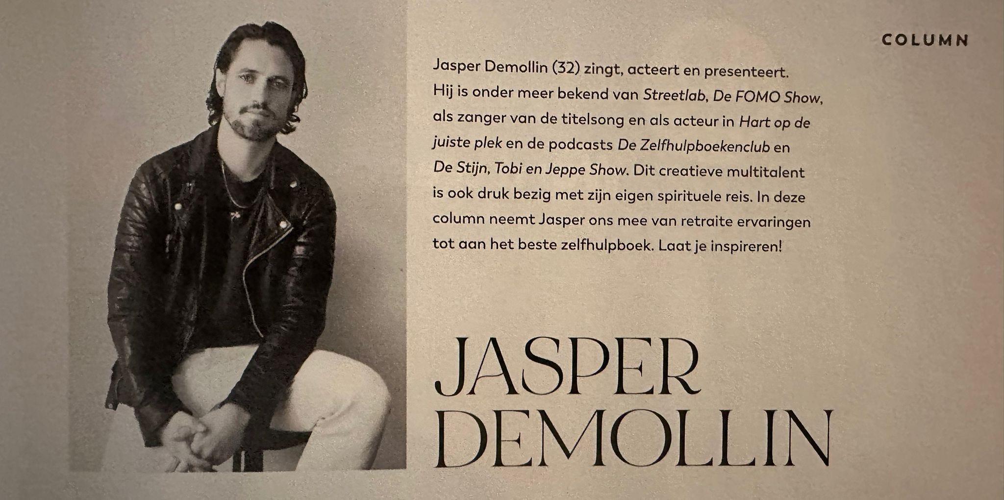 Ik las Manifestatie Magazine - by Adriaan ter Braack