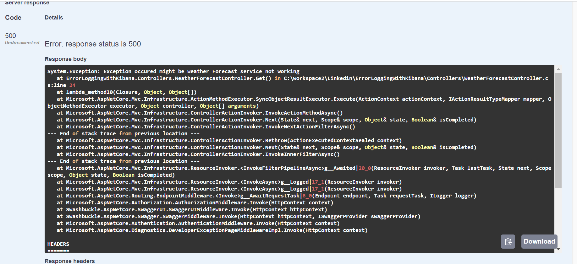 Logging into Elasticsearch using Serilog and monitoring logs in Kibana (for .NET Core).