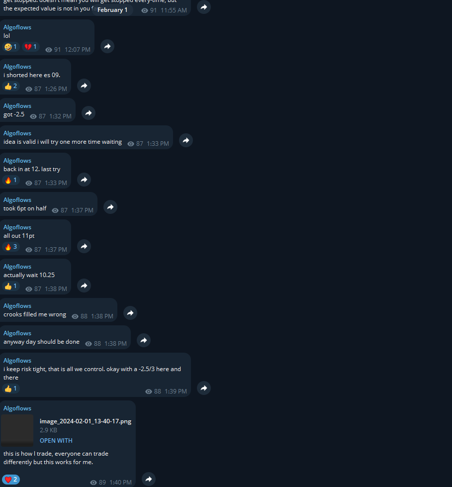 Weekly Plan 2/5 - AlgoFlows’s Newsletter