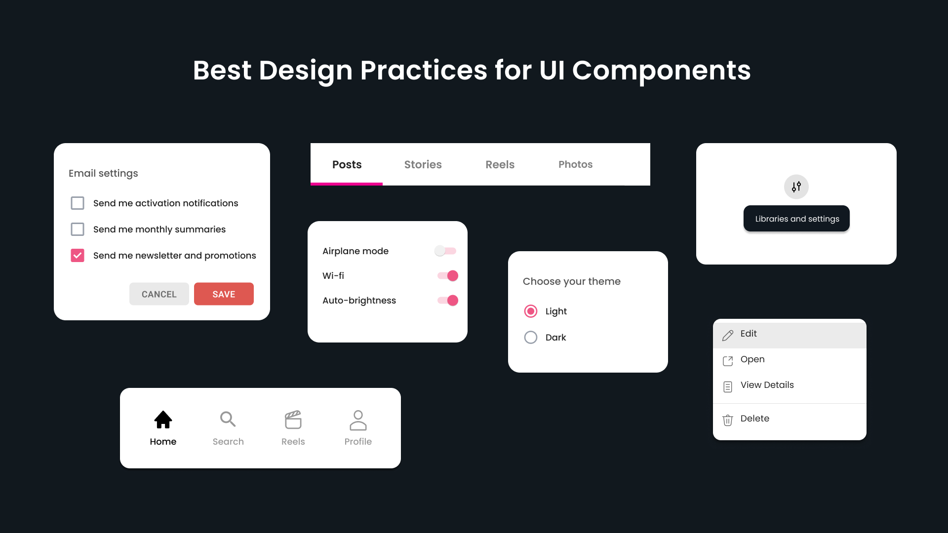 Best Design Practices for UI Component - UX World