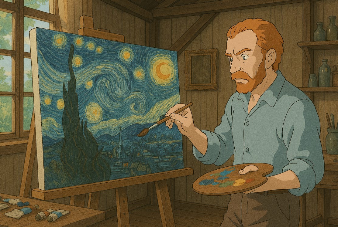 The Camera, Vincent Van Gogh and "The Starry Night"