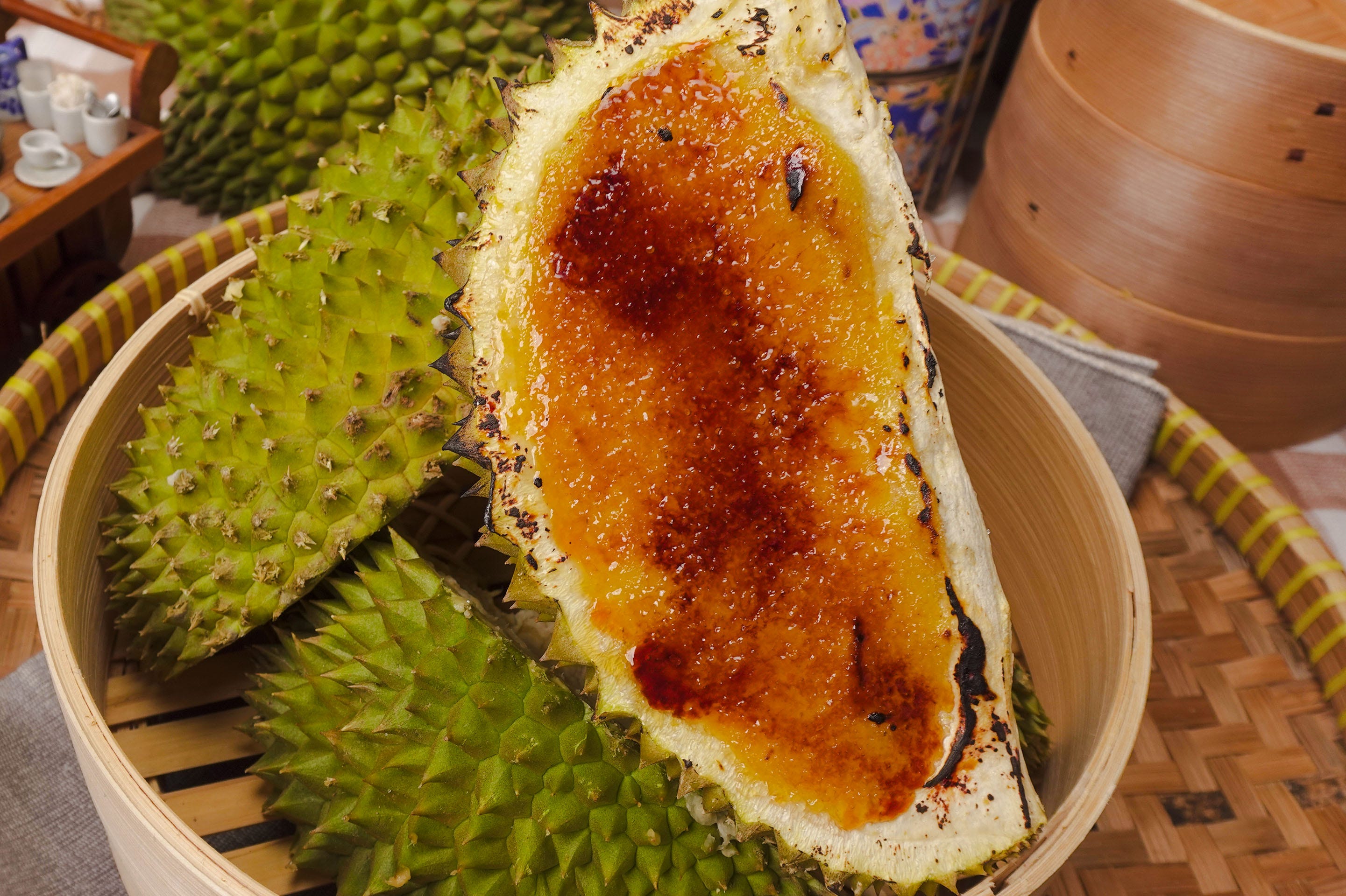 when life gives you durians, make Durian Créme Brûlée!