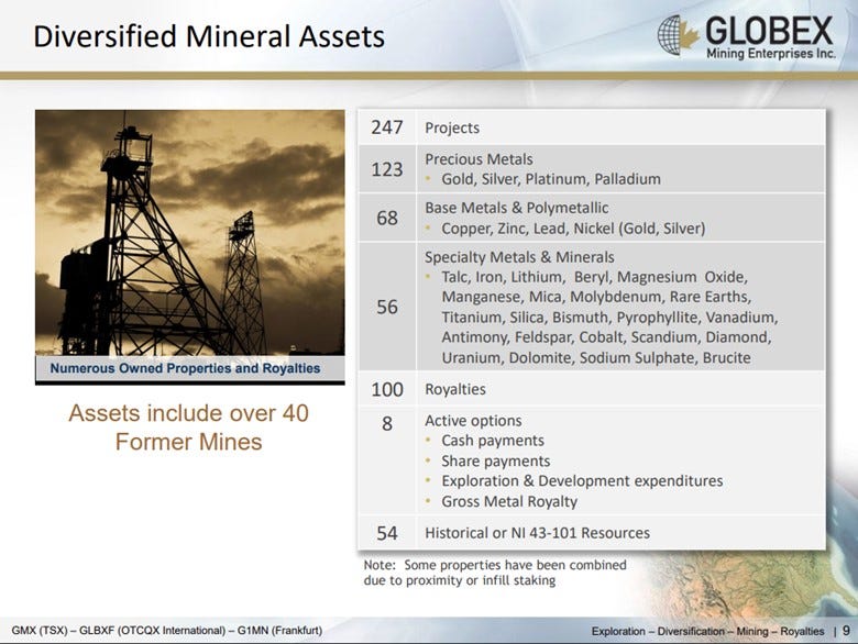 Globex Mining (GMX:TSX) – Gold Nugget for Freedom-Loving Billionaires