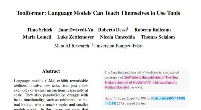 [Formers] Toolformer是如何学会call API的 - by Sverige_ Dong-seok