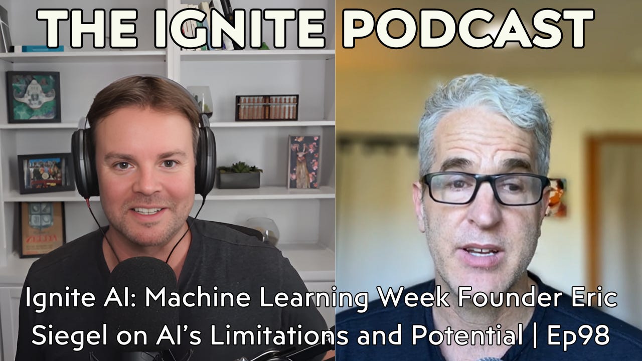 Ignite AI: Machine Learning Week Founder Eric Siegel on AI’s Limitations and Potential