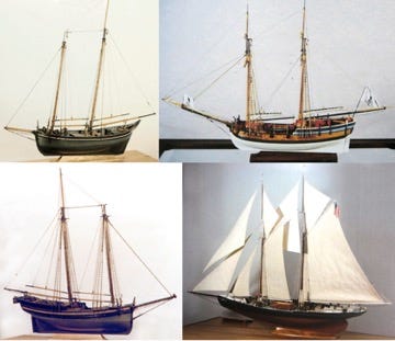 Erik Ronnberg, Jr., model ship builder - by Amy Allen