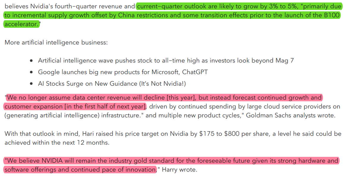 從 SMCI 法說稿，推敲 NVDA 的表現 - by BASM - 看圖說故事 - BASM’s Substack