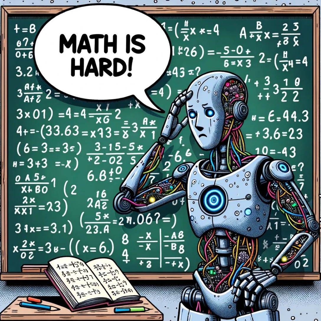 “Math is hard” — if you are an LLM – and why that matters