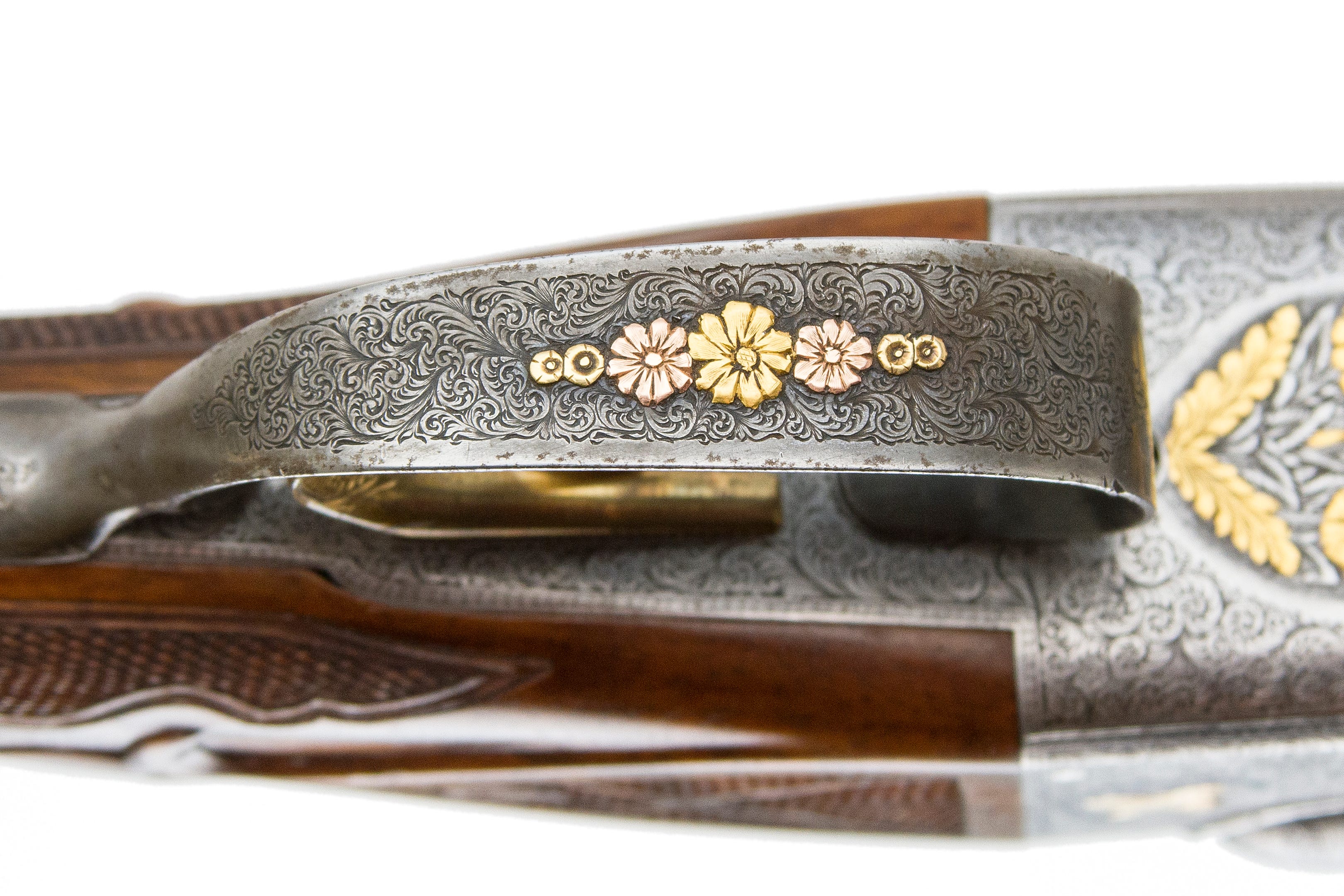 Parker A-1 Special 28 Gauge - Rose & Scroll