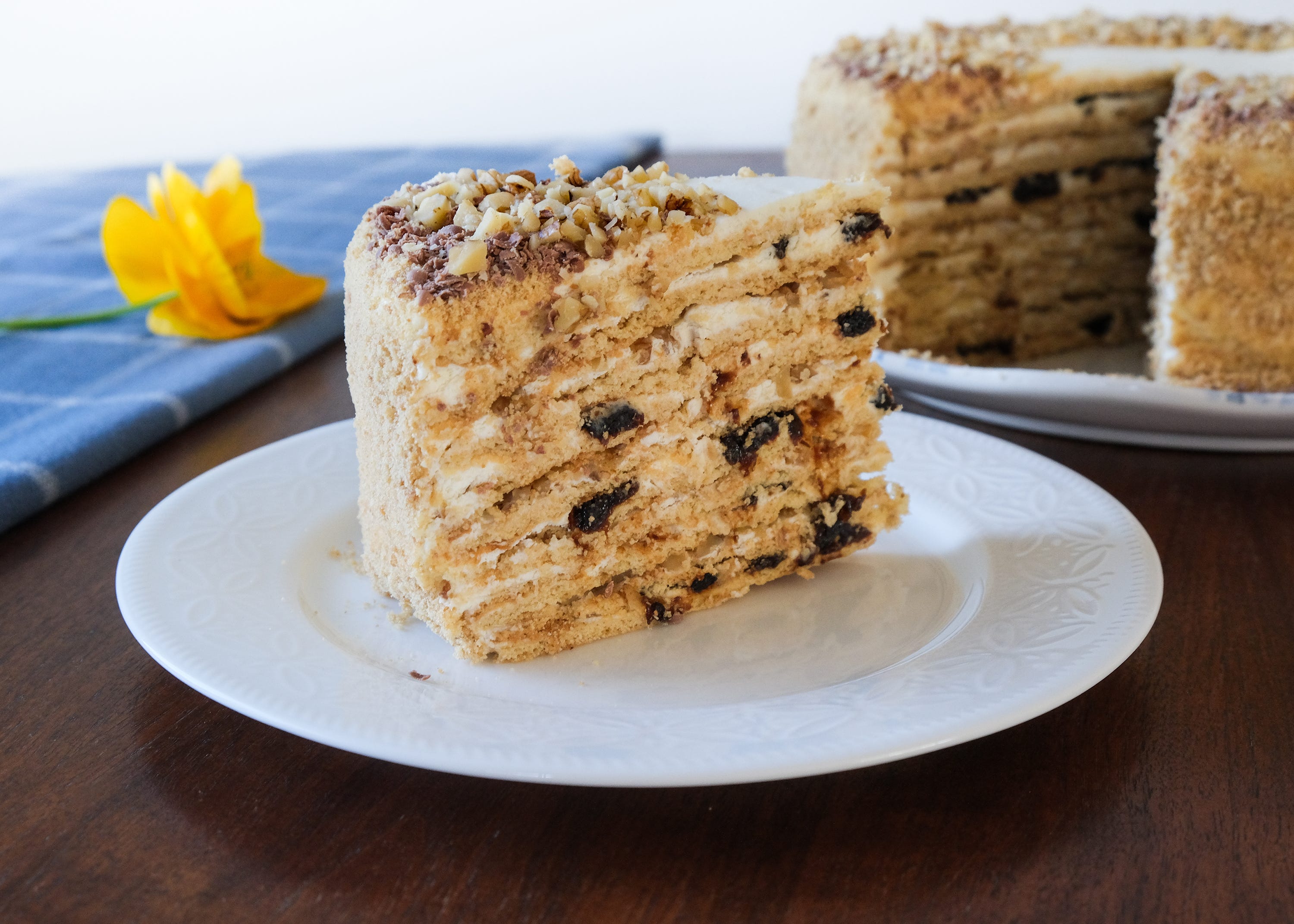 Medovyk – delicious Ukrainian honey cake recipe