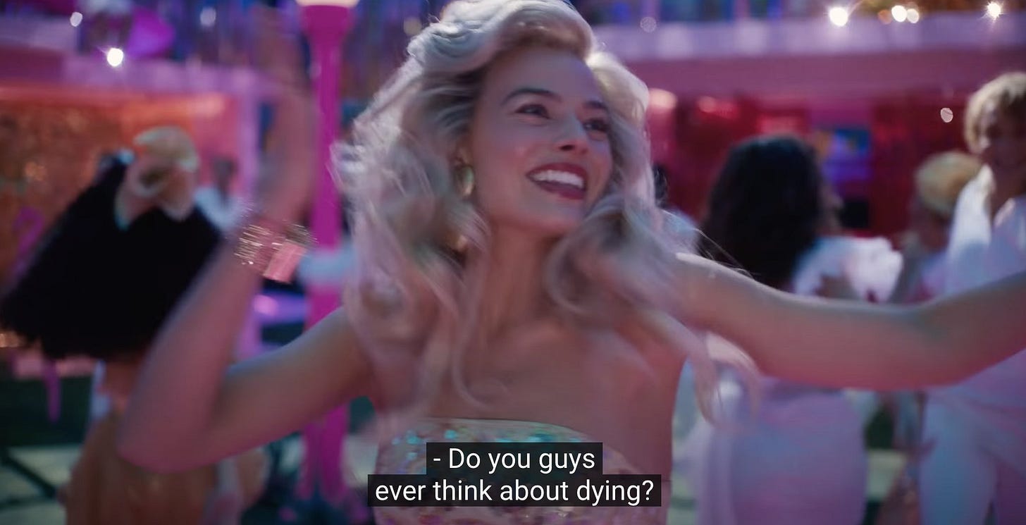 Watching Barbie at the Dawn of the Apocalypse