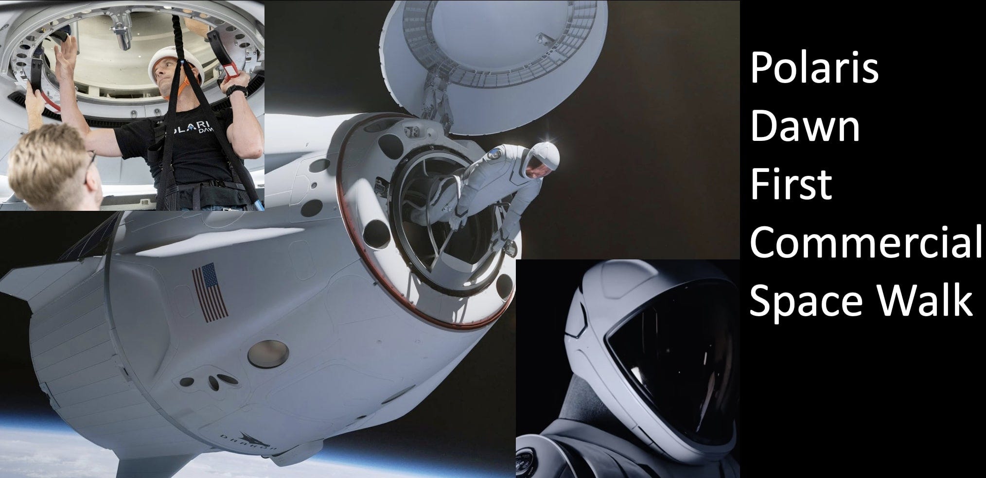 Improved SpaceX EVA Suit and Dragon Adapted for EVA