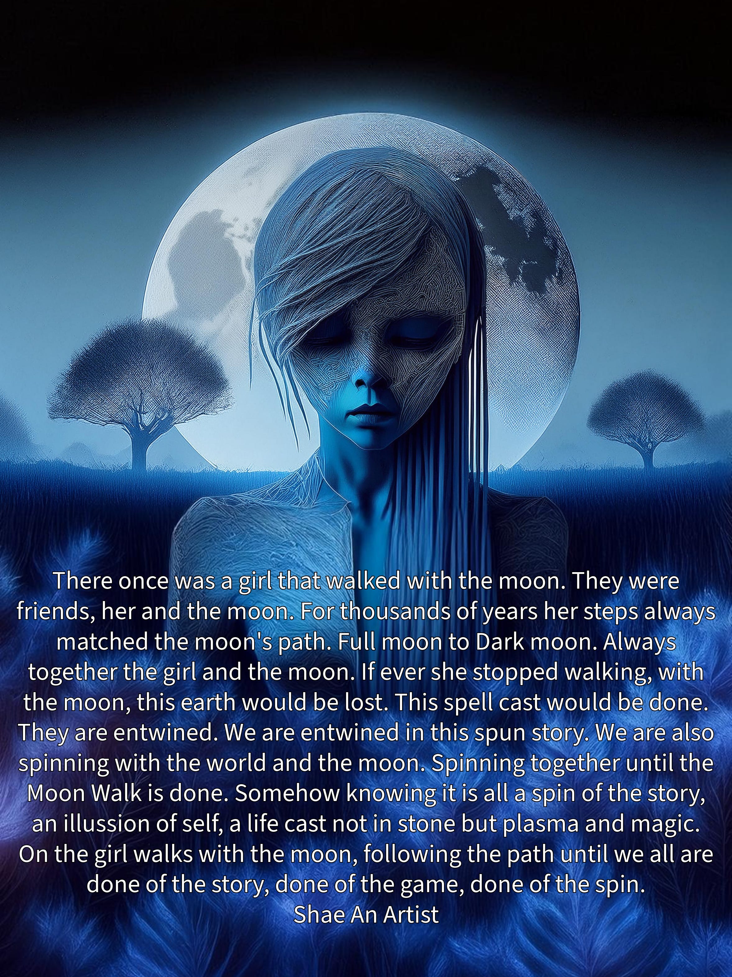 The Moon's Companion - by Shae_ An Artist - Shae An Artist