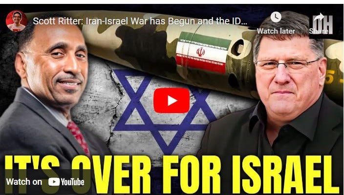 Scott Ritter: Iran-Israel War has Begun and the IDF is FINISHED ft ...