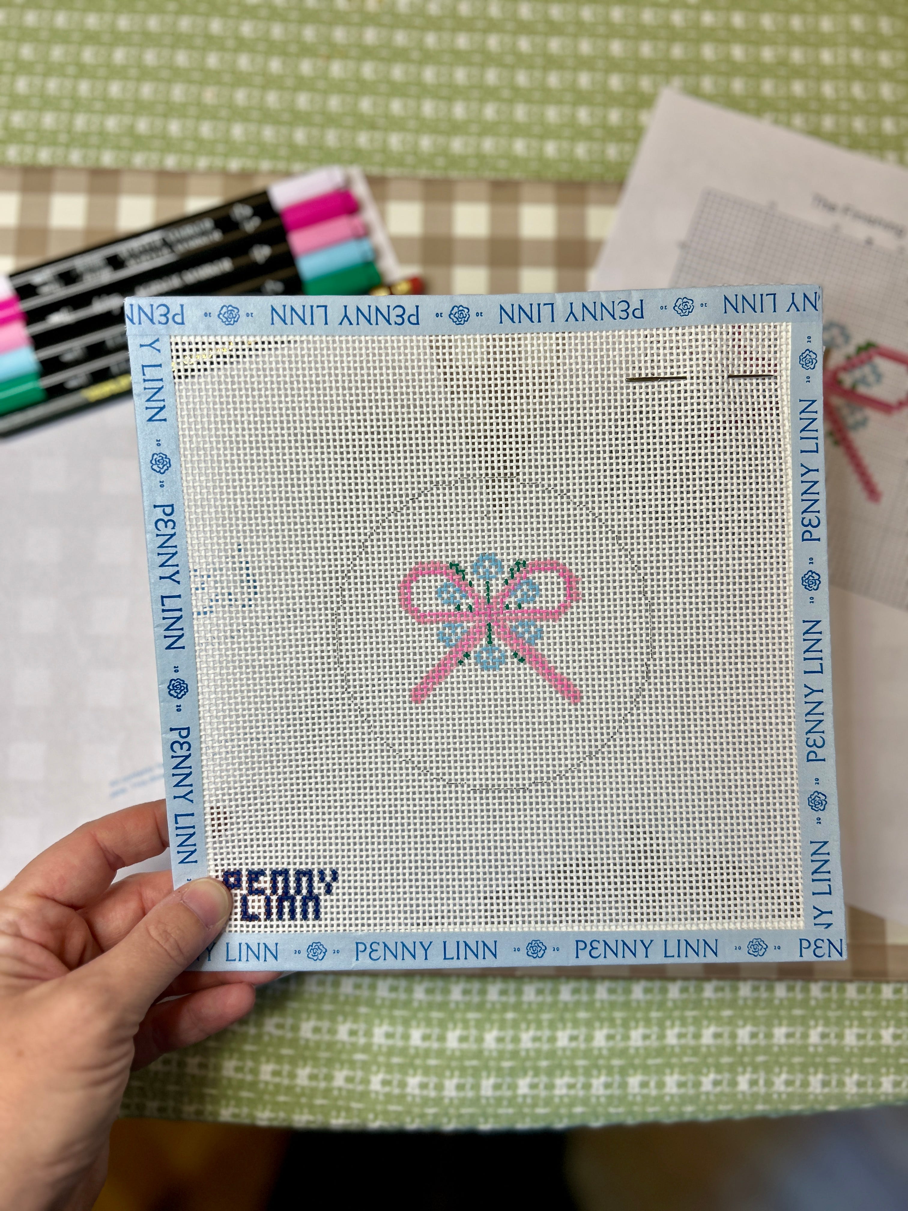 How To Draw Your Own Needlepoint Canvas