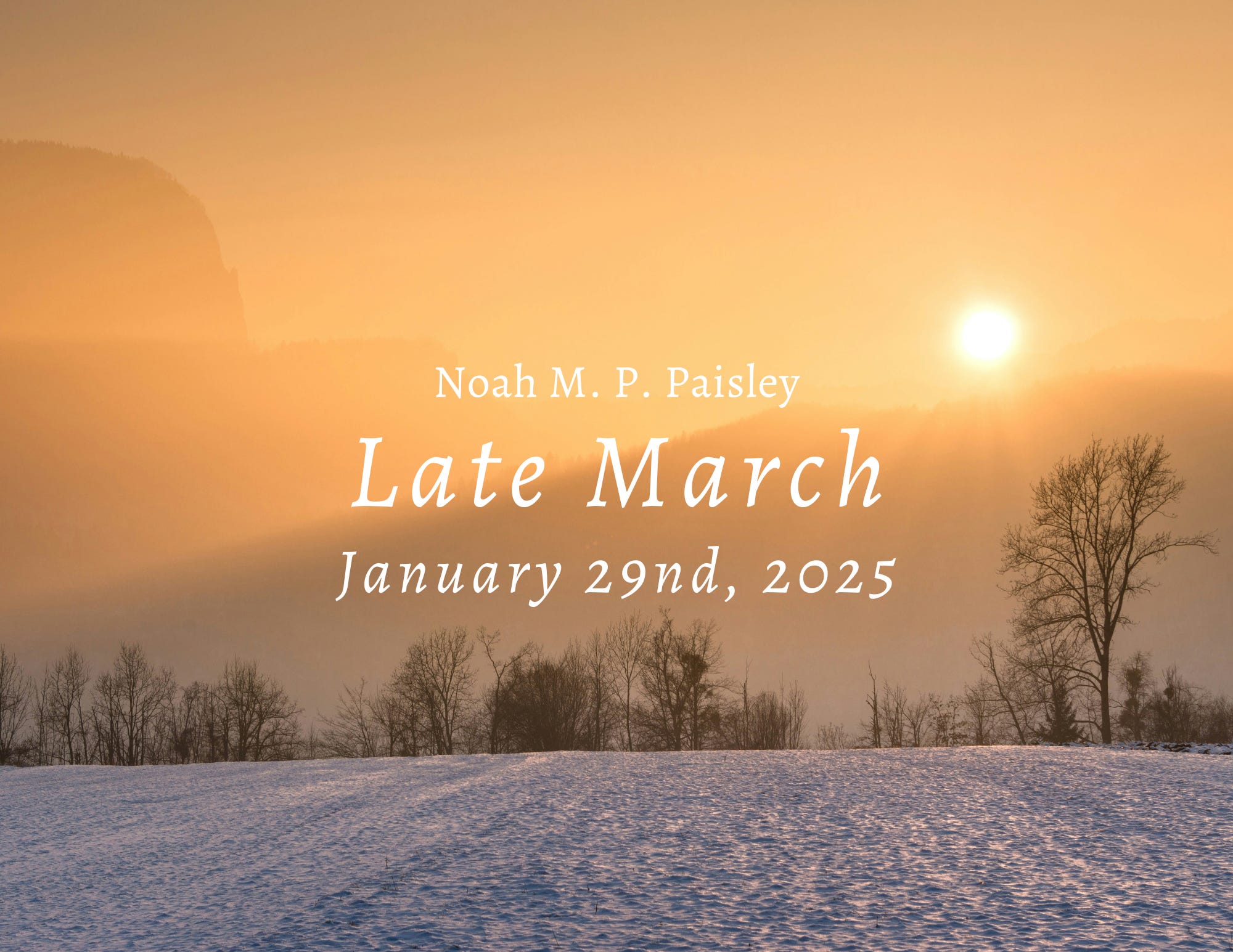Late March - by Noah Paisley - Deeper Still