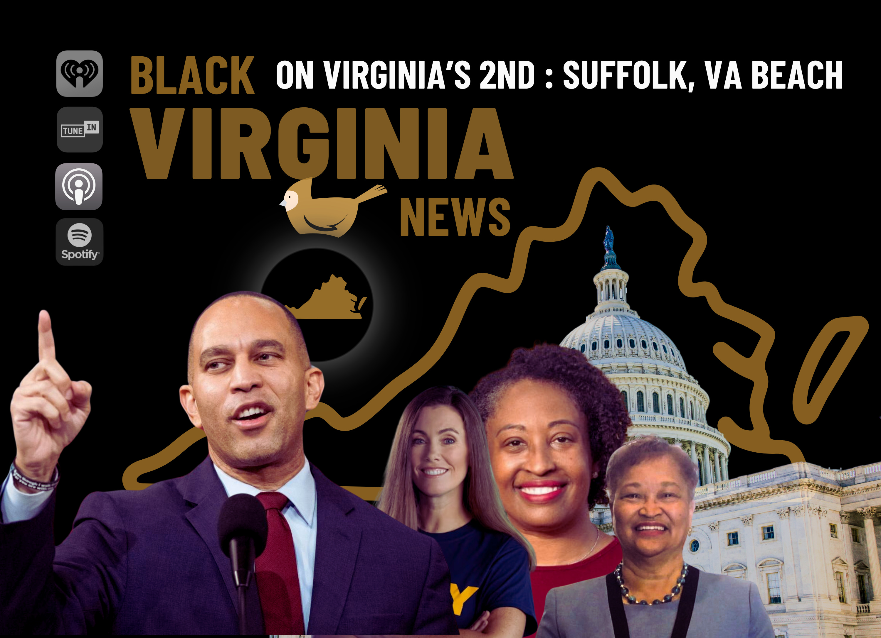 EP40 - U.S. House Dem Leader Hakeem Jeffries Campaigns in Virginia