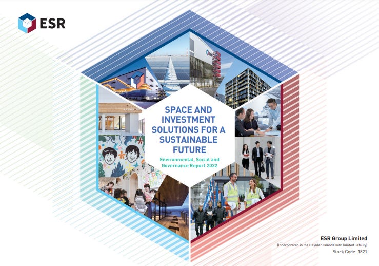Esr Unveils Its Esg 2030 Roadmap Accelerating Esg Initiatives