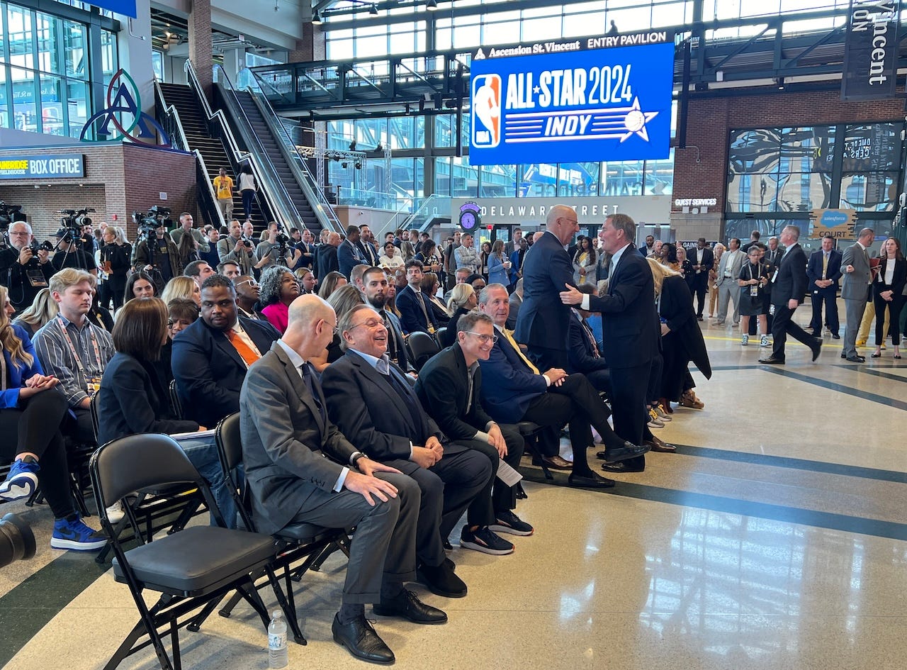 NBA Commissioner Adam Silver announces All-Star game's return to ...