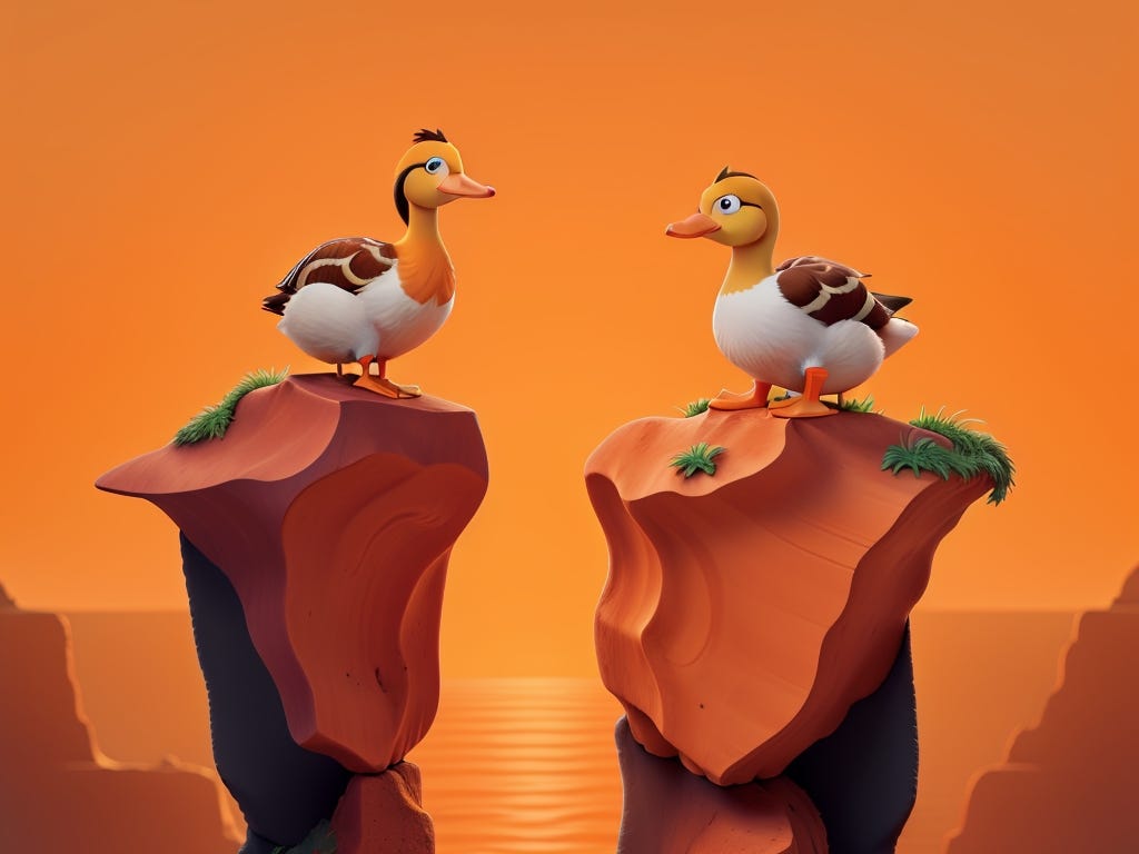 Don't be the Duck! - by Jeyner Gil Caga