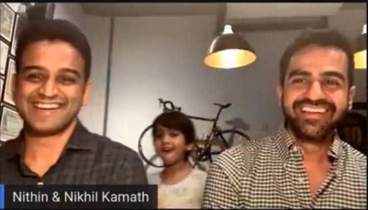 Nithin and Nikhil Kamath’s Zerodha success due to self-funding
