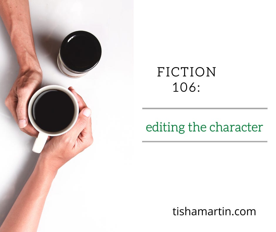 Editing 101: How to edit characters - by Tisha Martin