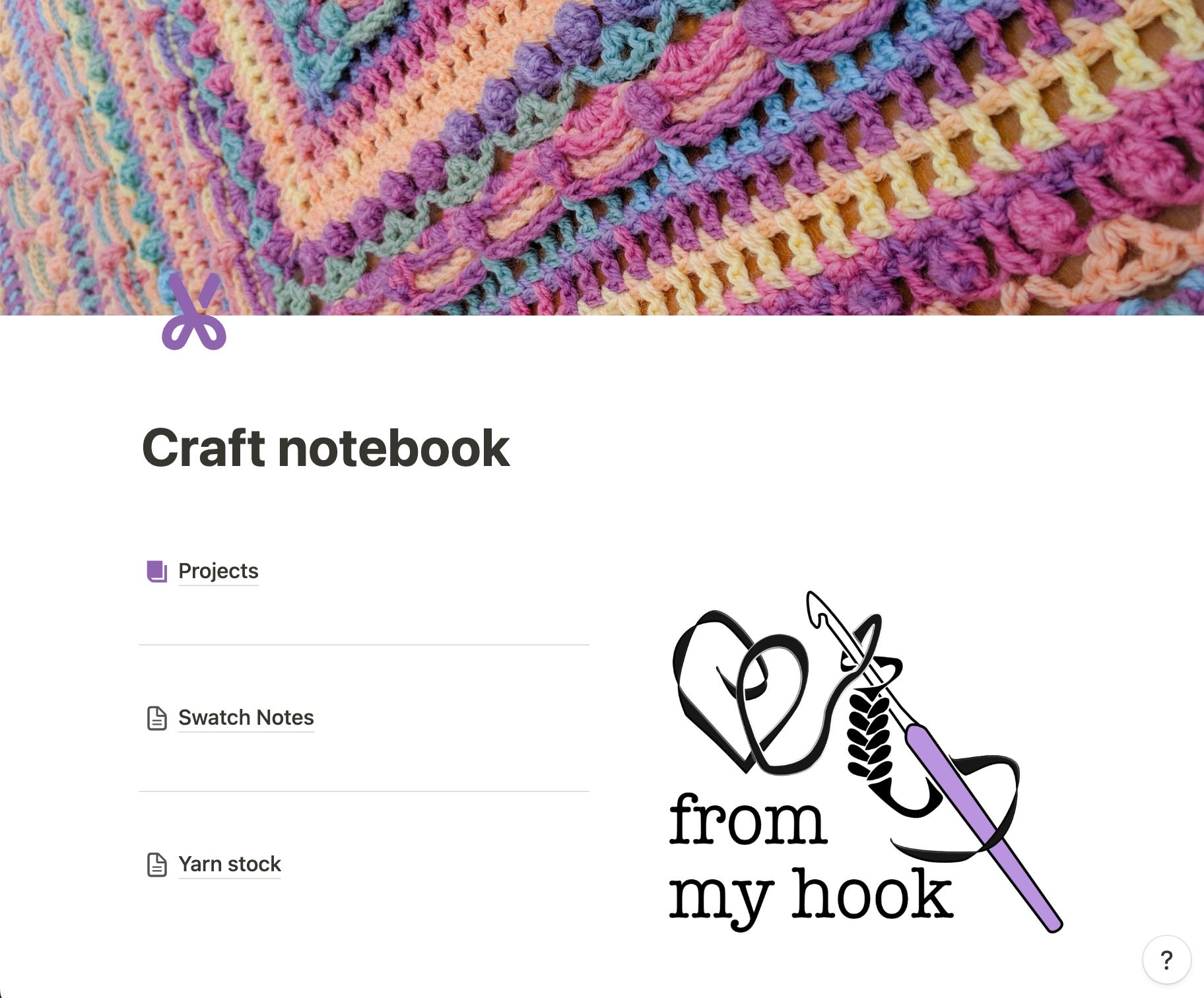 Using Notion to Organise My Craft Stash