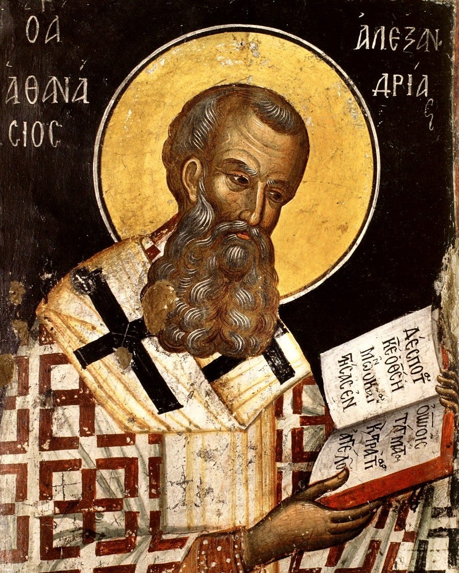 St. Athanasios the Great on aerial tollhouses - by Paisius