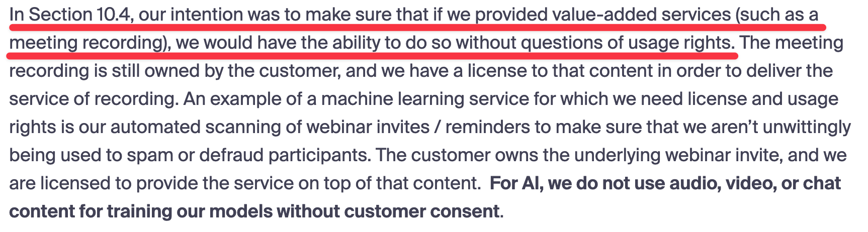 Zoom's AI misstep - by Walter Haydock - Deploy Securely