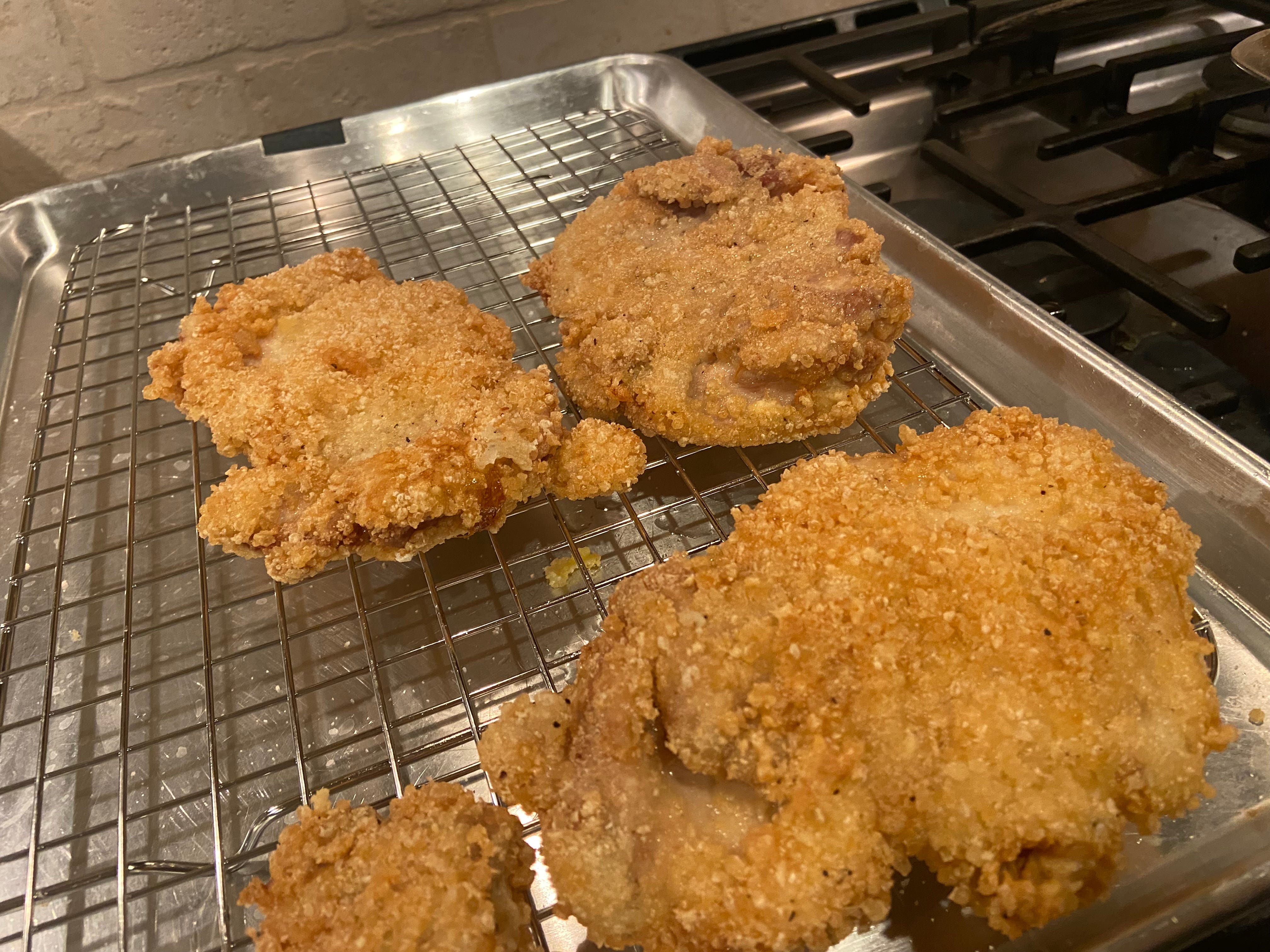 Gluten Free Chicken Schnitzel - by Rachel Ciordas