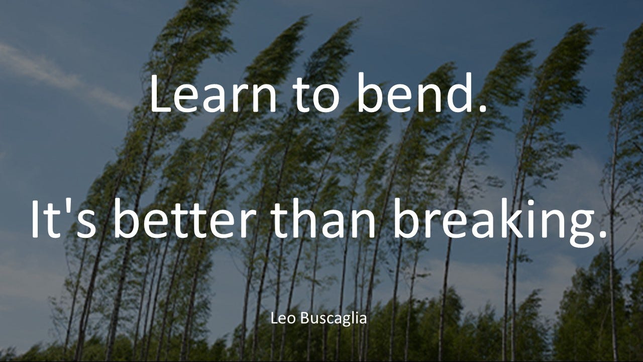 Be flexible. - by Jon Doolen - Jon’s Substack