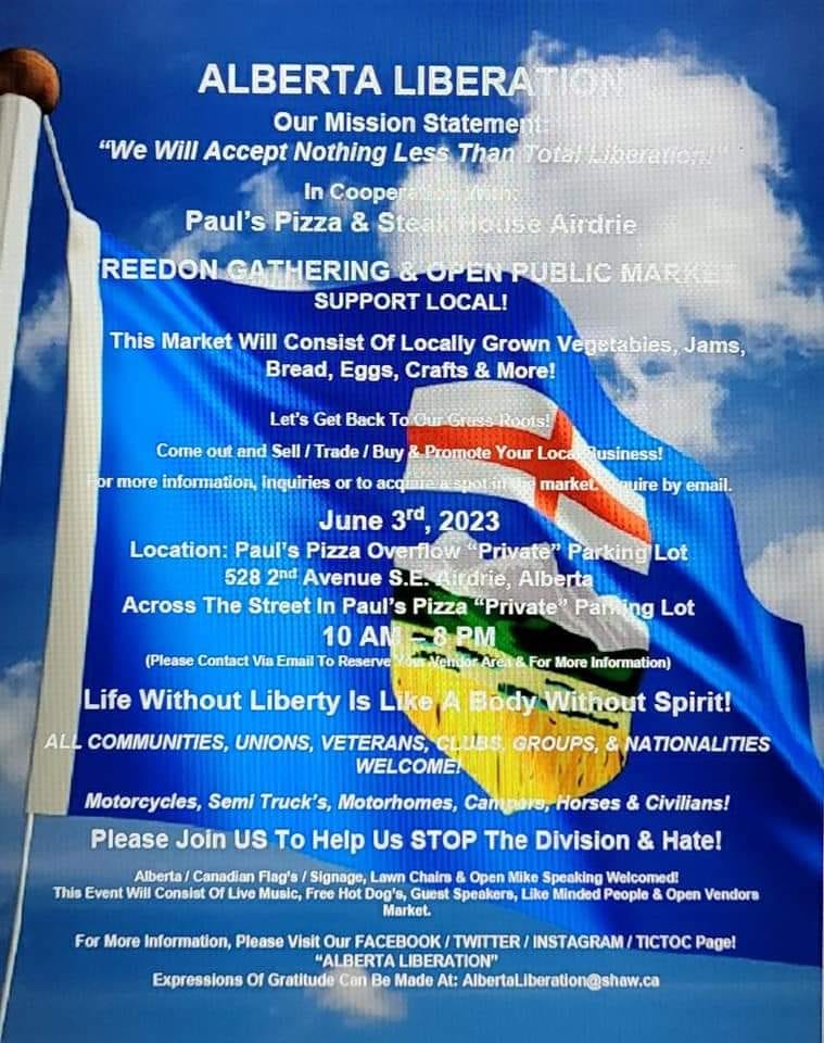 Alberta Liberation - by Chelle - Freedom Hub Lethbridge