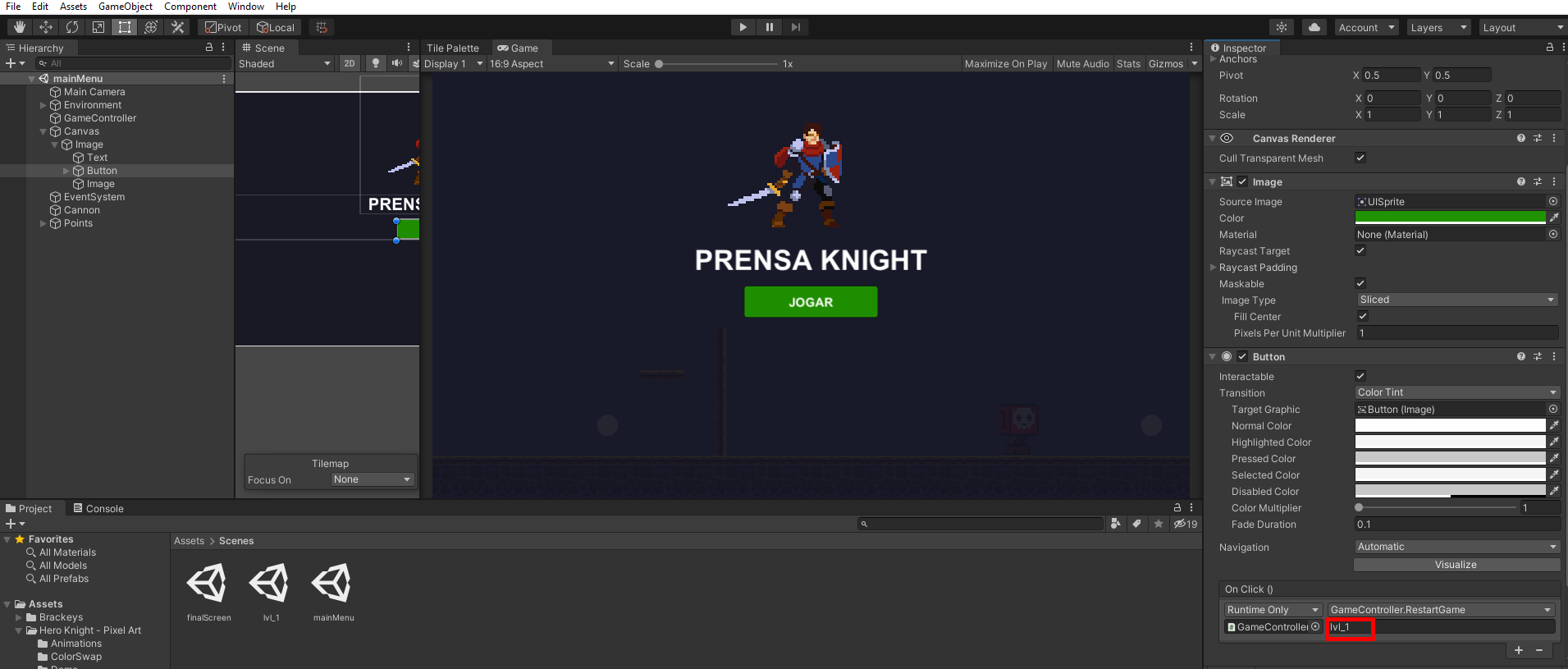 Low-code: como criar um jogo 2D de plataforma no Unity