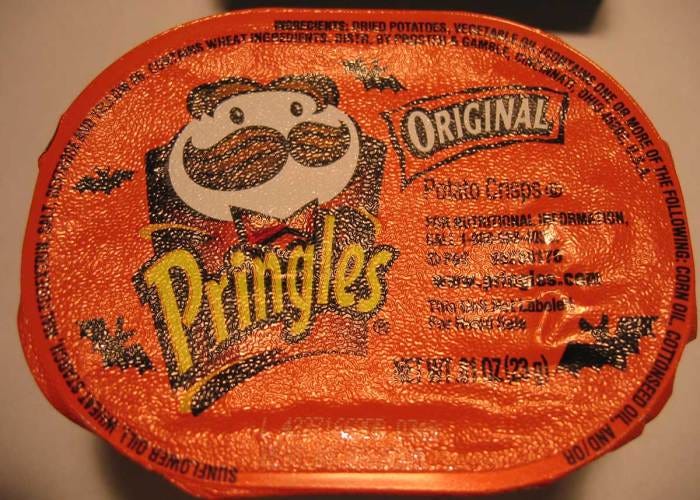 Spooky Orange Pringles for Halloween - The Retroist