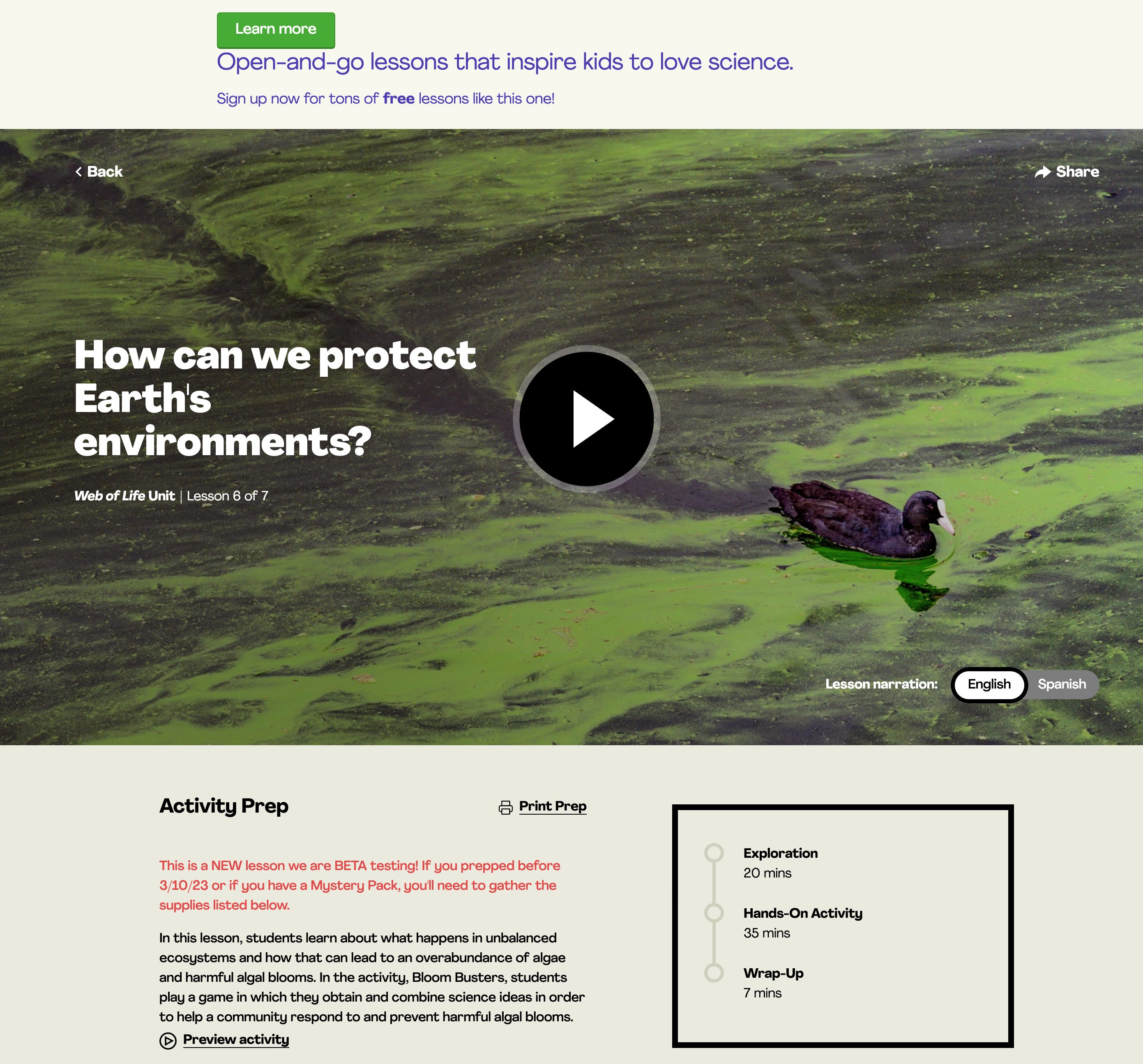 🌎 Our six favorite environmental science programs for kids (and grownups).