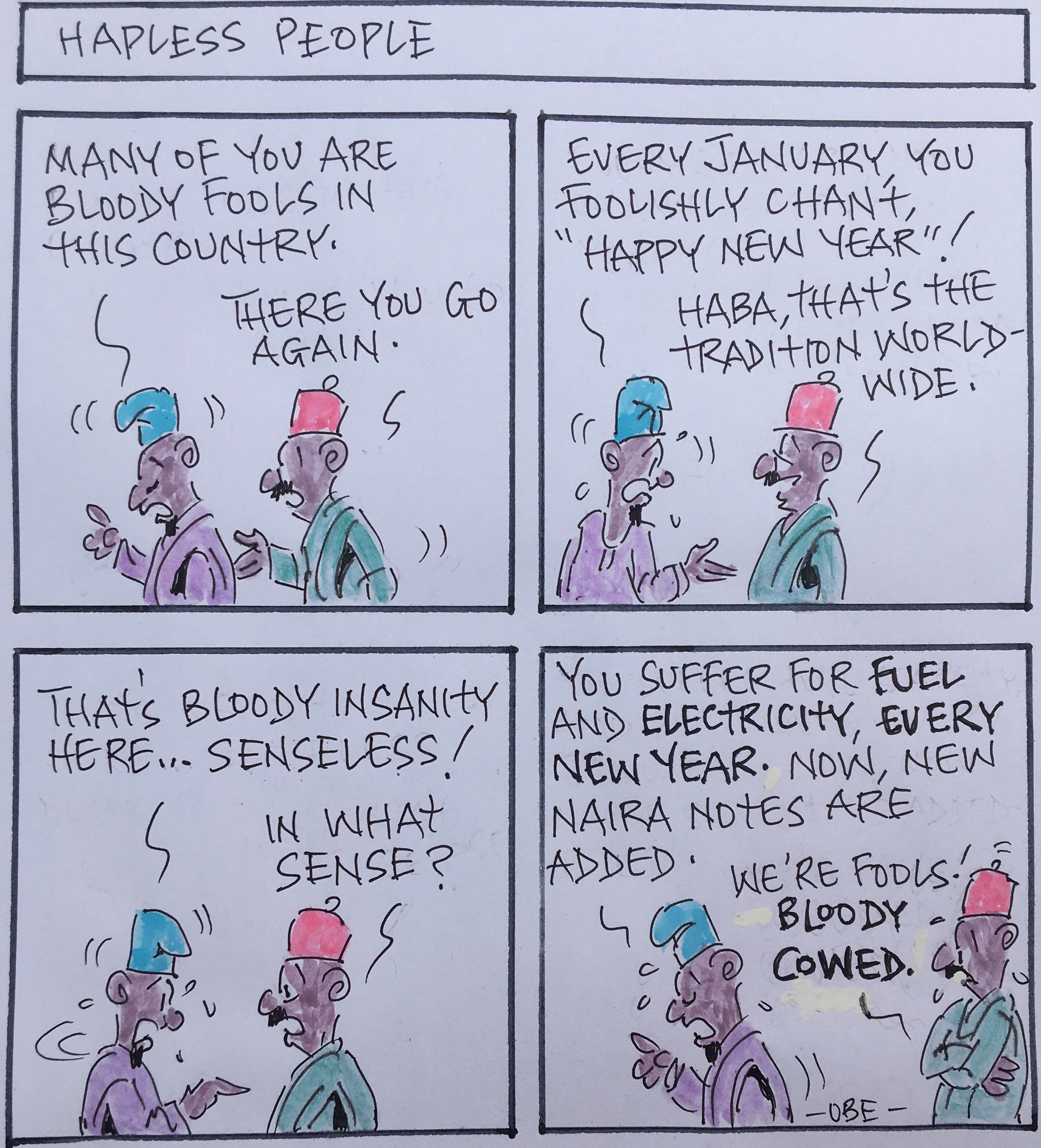 The CONmedians - by Obe Ess - Obe’s Newsletter