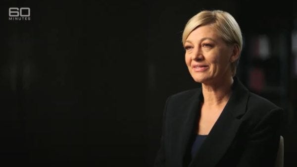 Coming Sunday: Valerie Haney talks to Aussie 60 Minutes in first TV sit ...