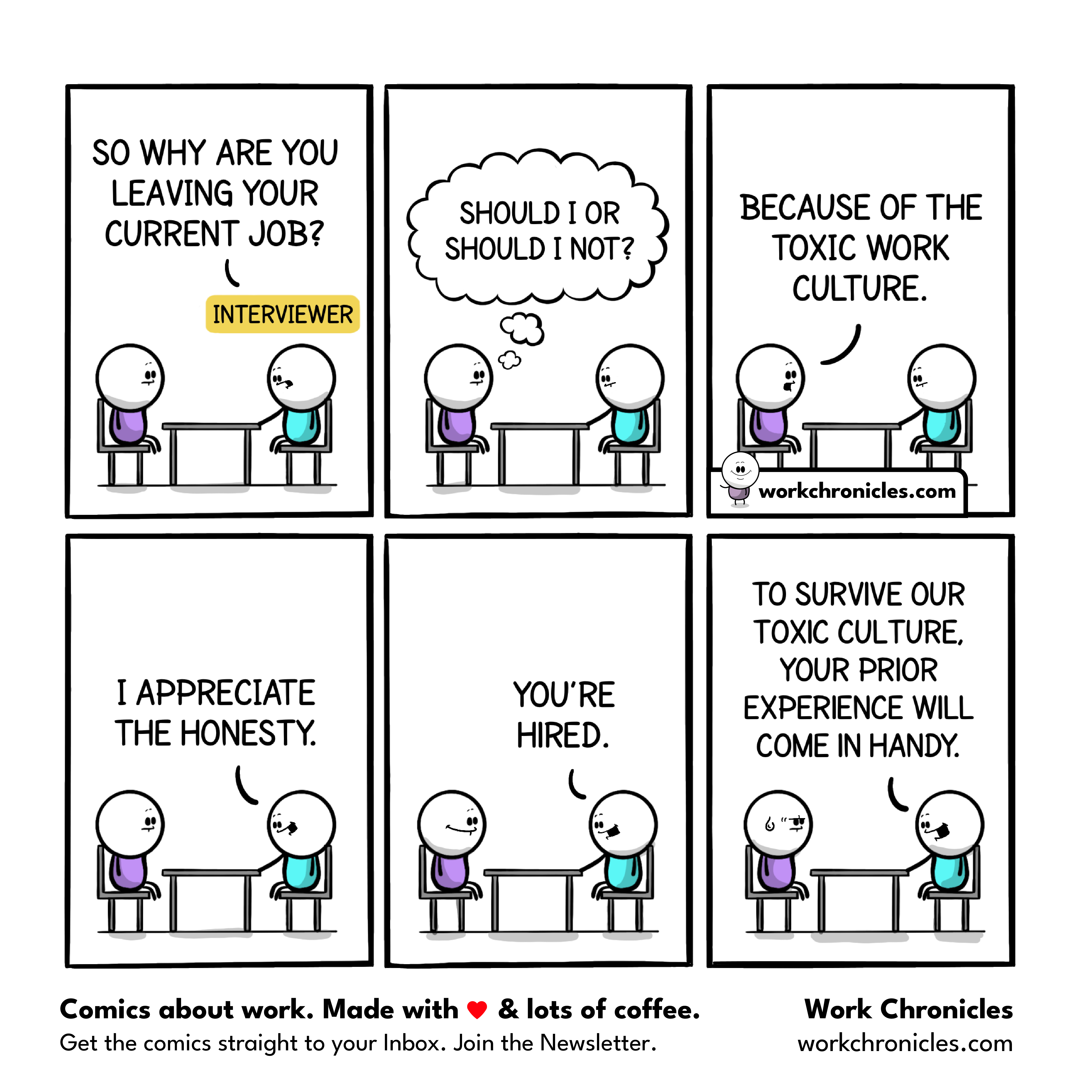 (comic) Why are you leaving your current job : r/workchronicles