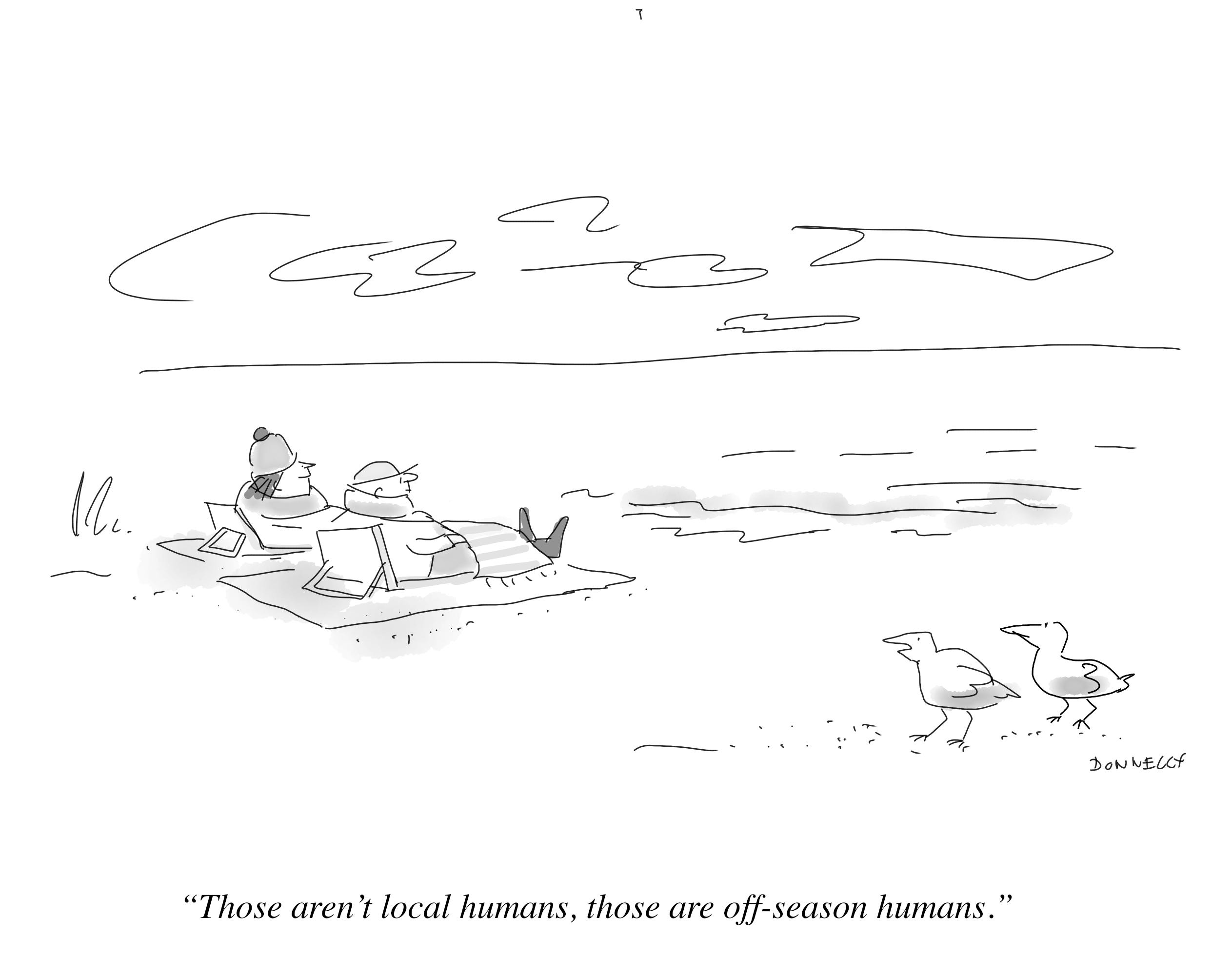 Seasonal Silly Cartoon Saturday - by Liza Donnelly