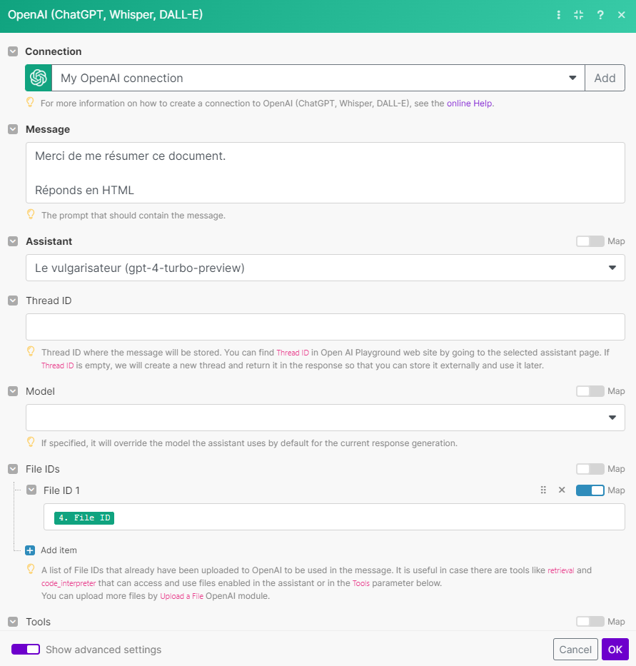 #7 : Comment se créer un outil qui résume tes pièces jointes